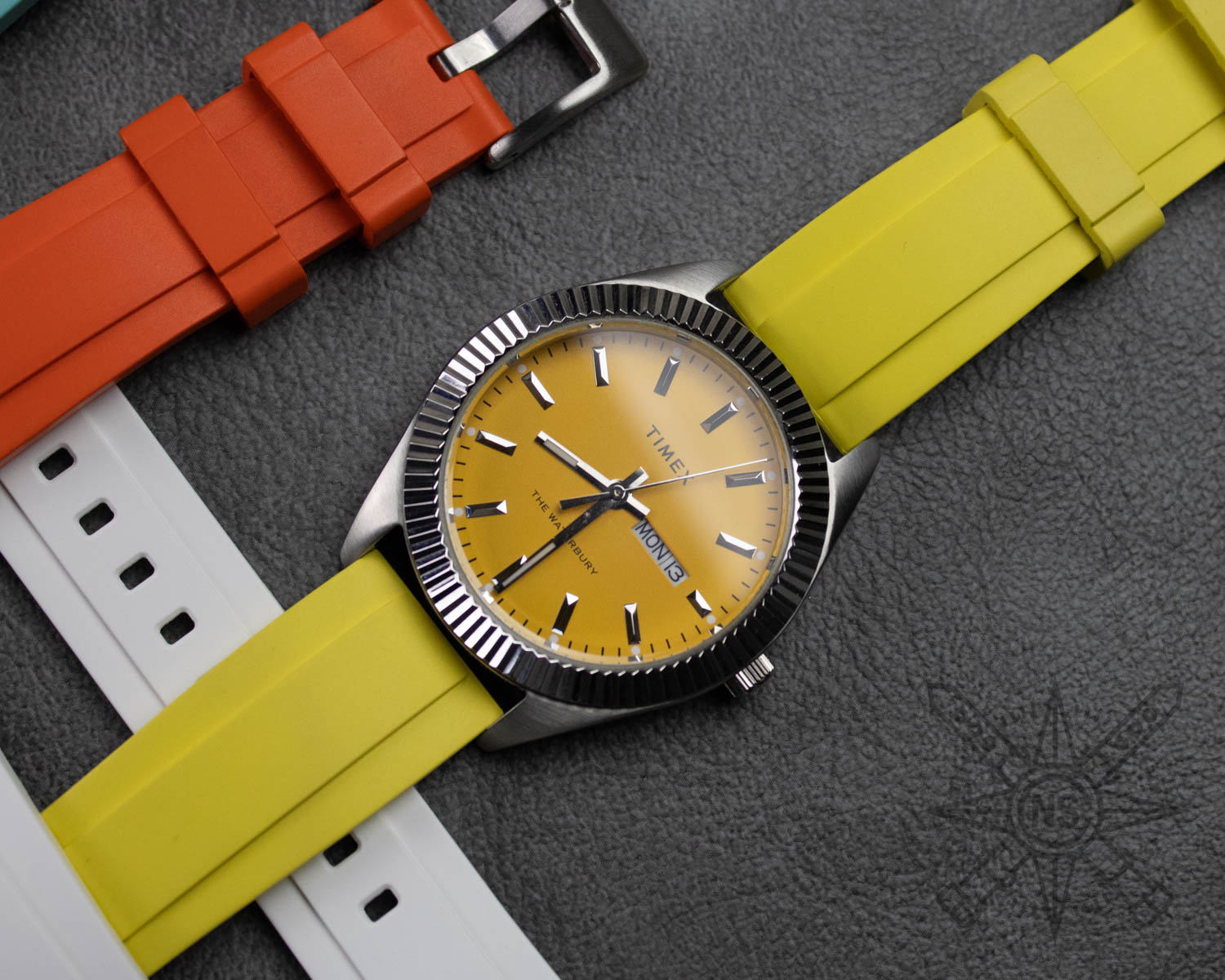 Add a Sporty Pop: Daytona Yellow FKM Rubber Watch Band Review - CNS ...